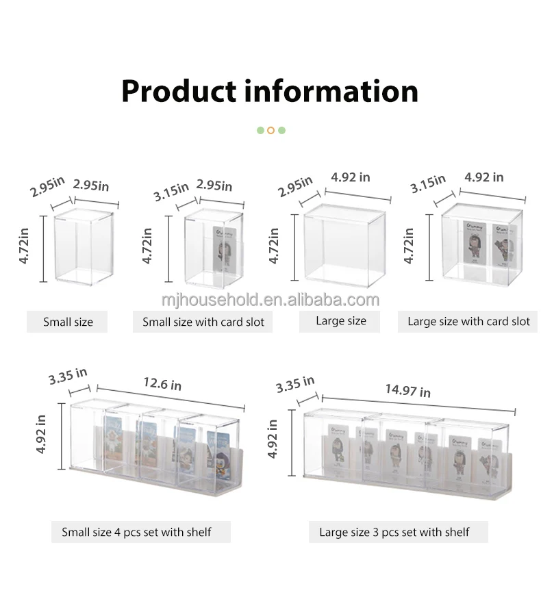 Plastics Small Clear Acrylic Display Case| Alibaba.com