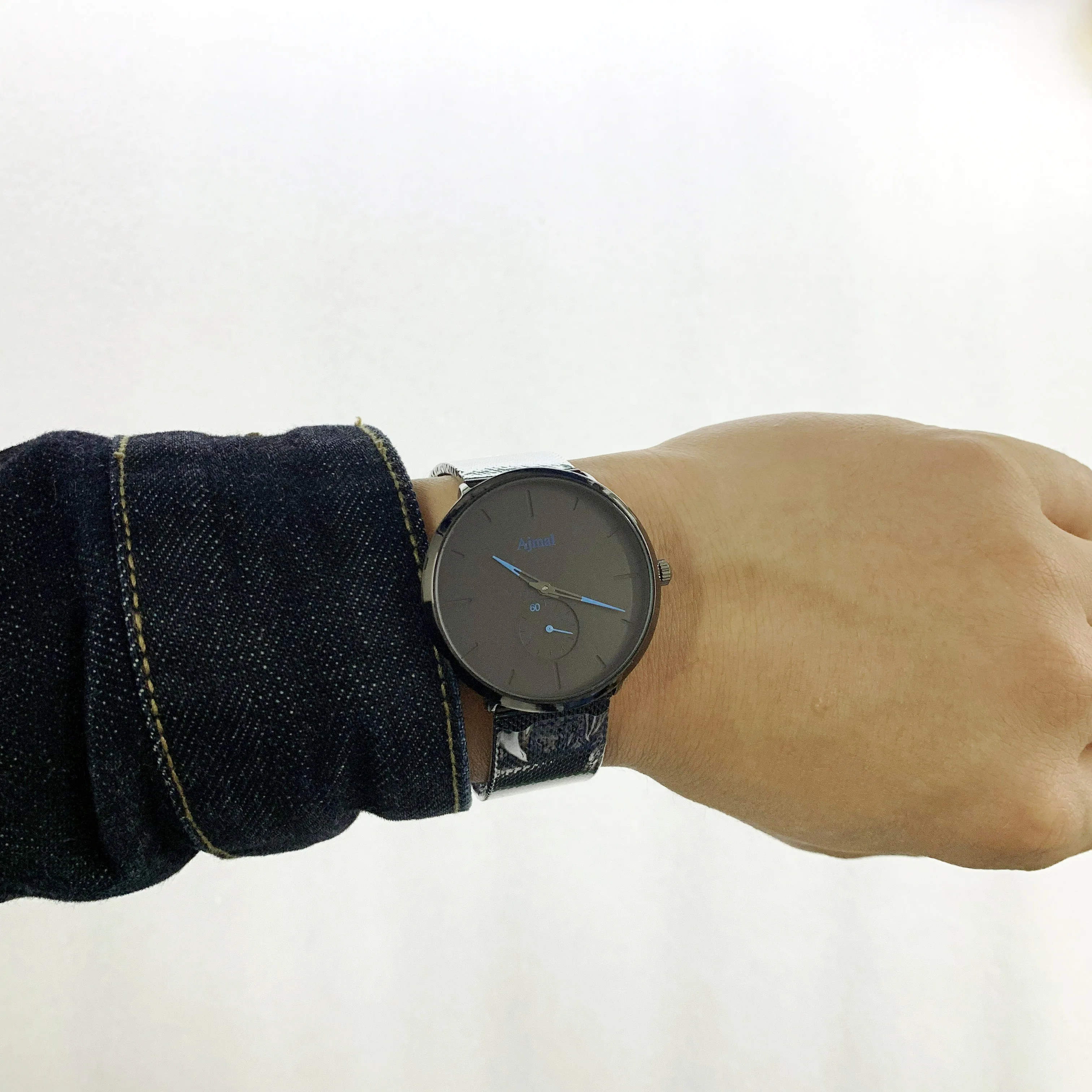 Your Logo Custom Branding Watch Black Stainless Steel Personalized ...