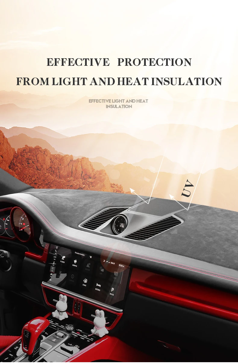 Alcantara Dashboard Cover for BMW M3 E90 E92 (2008-2013) - Luxury Car ...