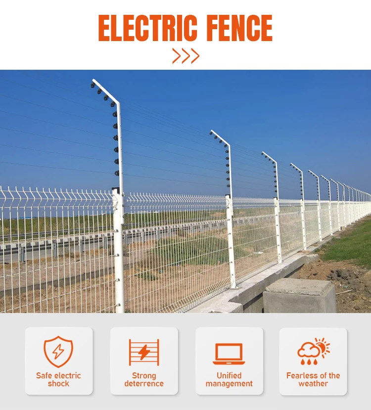 High Tensile Electric Wire Fencing for Cattle Security