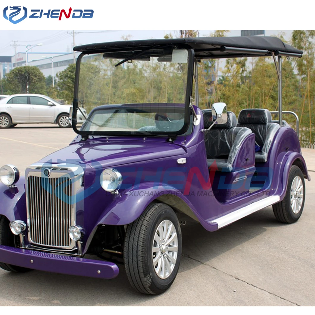 Zhenda Two Rows Electric Large Battery Golf Cars High Quality Golf ...