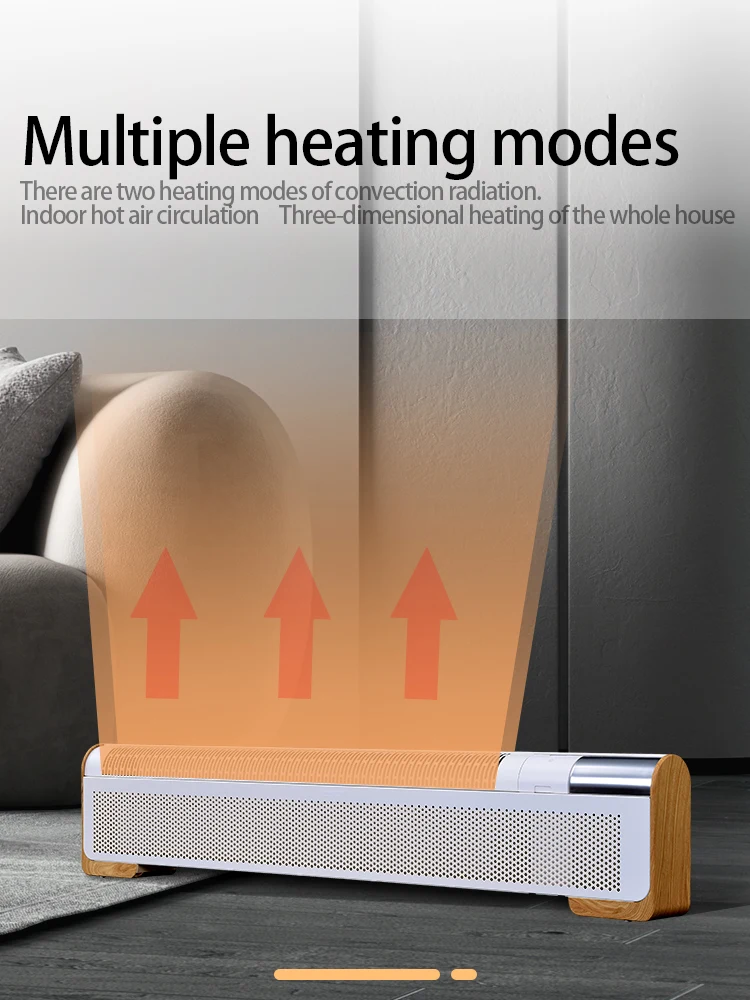 Freestanding Touch Screen Led Digital Display Control Convection Heater ...