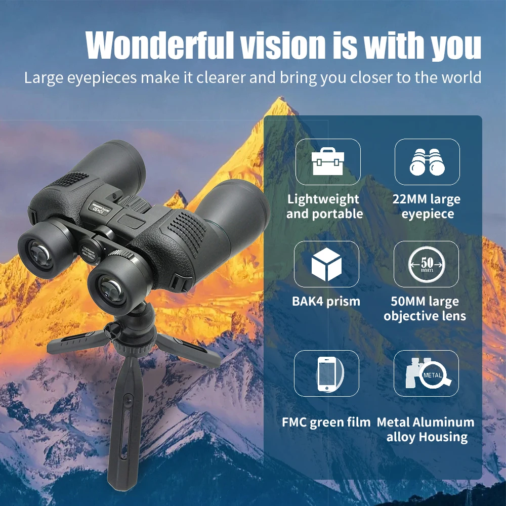 Hollyview HD High-power Waterproof Professional Binoculars for Taking ...