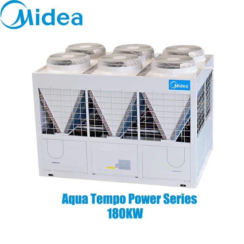 Midea HVAC system R410A chiller of air cooled type 180kw 50ton cooling ...