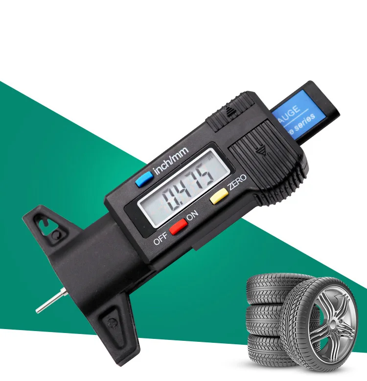 Auto Tire Wear Detection Measuring Tool Caliper Thickness Gauges ...