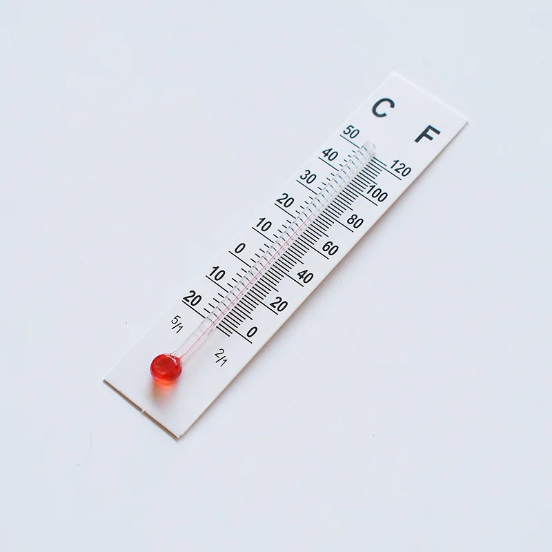 Wooden Thermometer Double Scale Temperature Gauge Home Use
