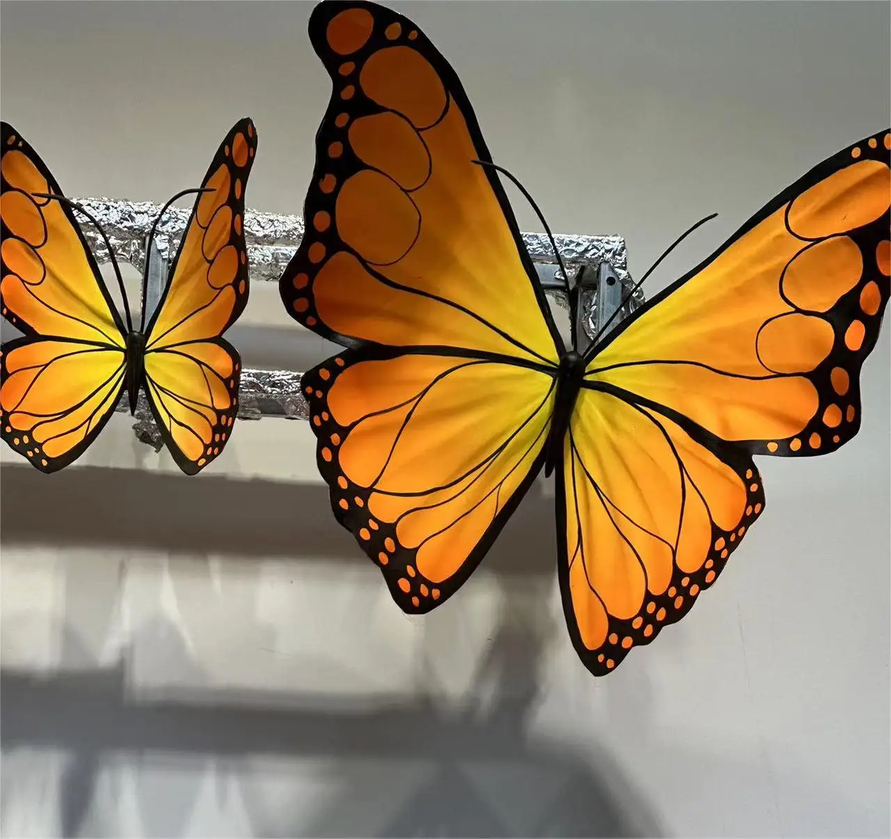 Q131 Handmade Paper Butterfly - Custom Giant Silk Prop