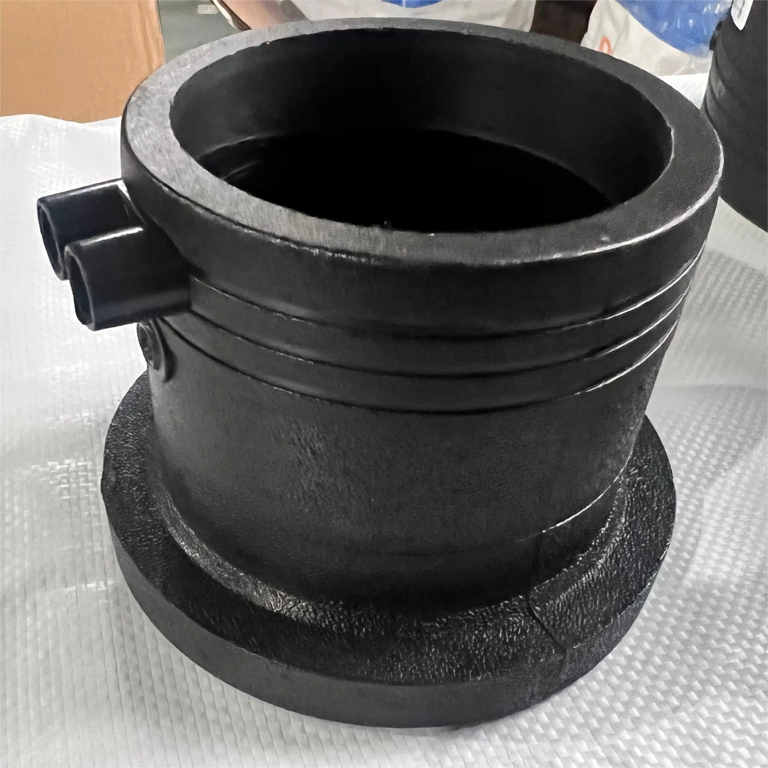 Jy Electrofusion Pipe Fittings 90mm Flange Adapter Welding Connection ...