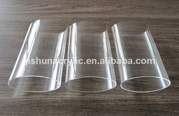 Custom High Transparency Semi-elliptical Special Shaped Pmma Plastic ...