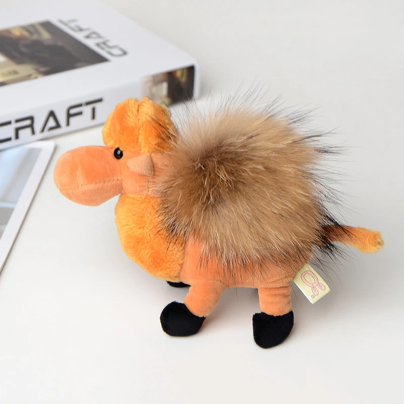 17cm Soft Standing Alpaca Stuffed Plush Camel Toy Key Chain Camel ...