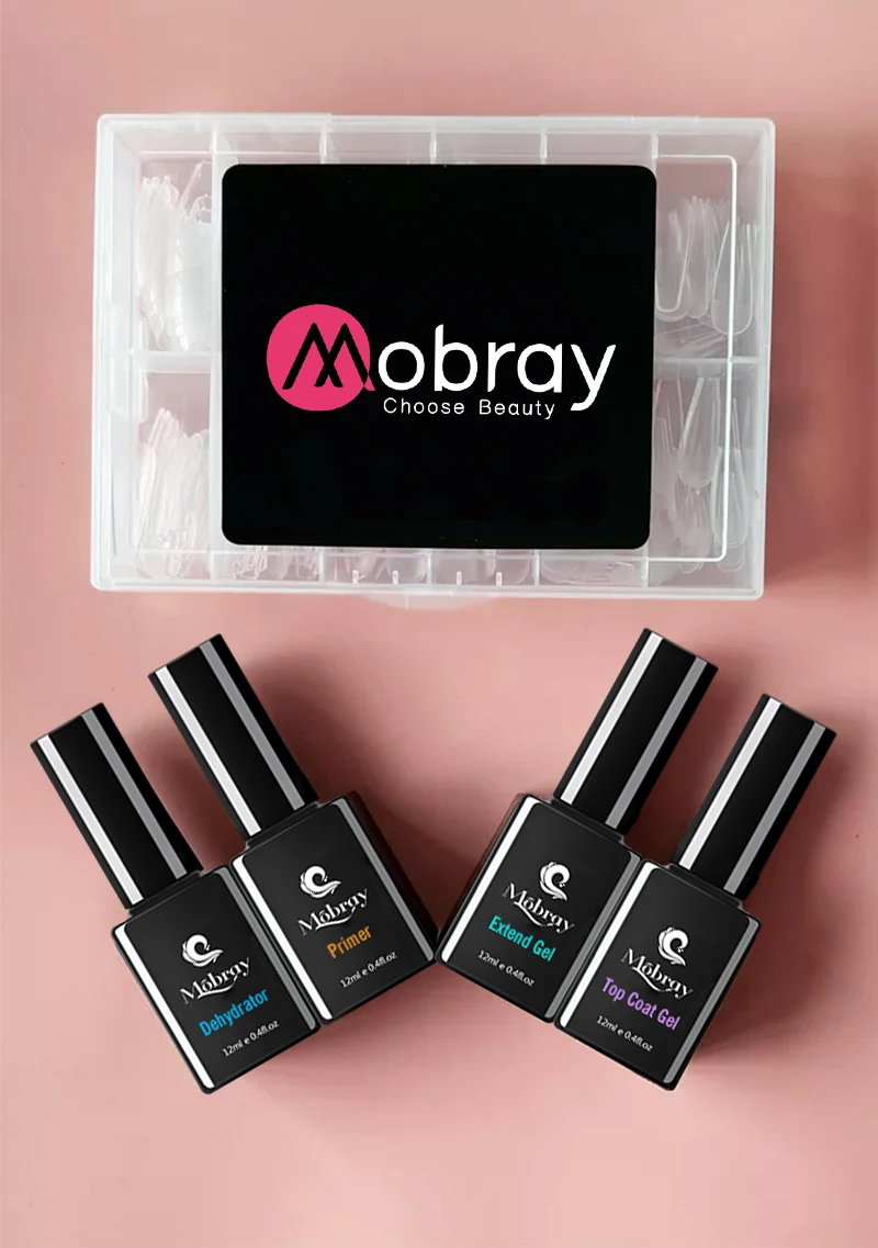 2022 New Arrival Oem Gel Tip Kit Nail Supplies Custom Clear Full Cover ...