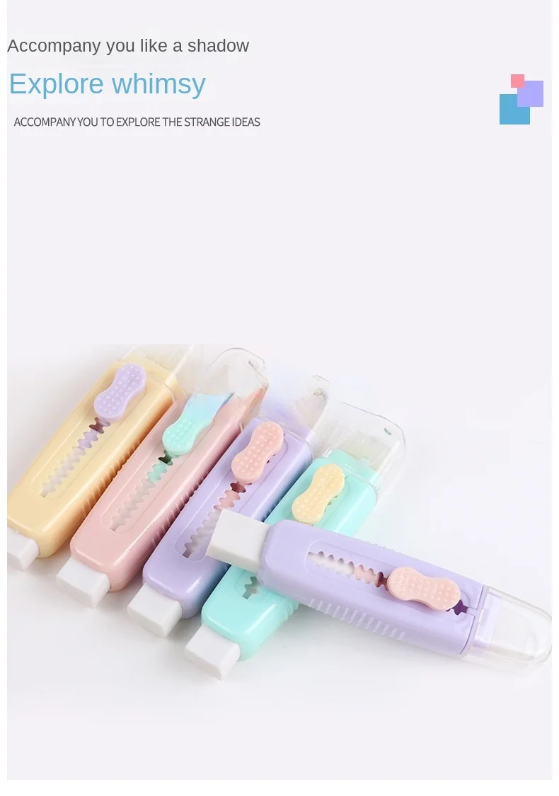 New Cute Macaroon Push Eraser - Perfect Back to School Gift