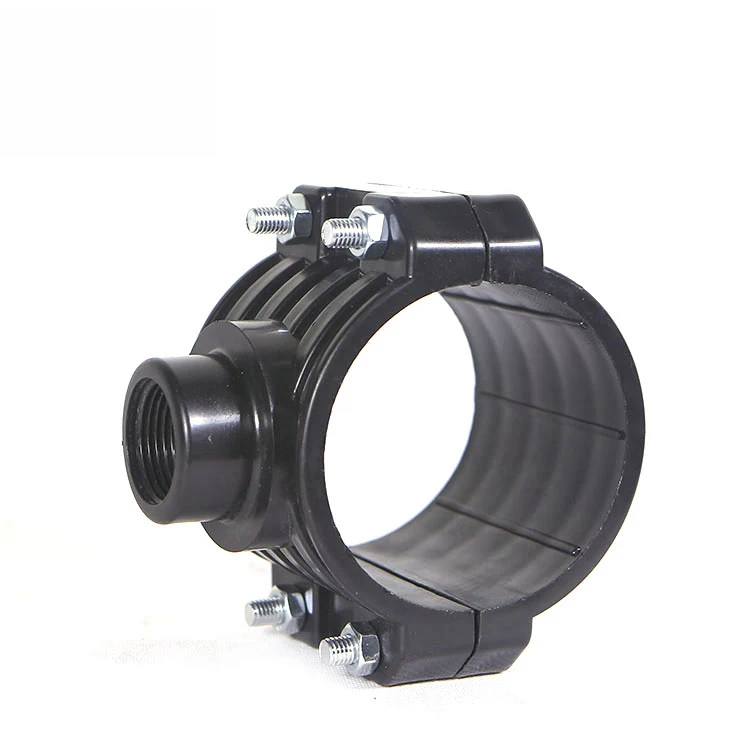 Agricultural Irrigation PVC Saddle Clamp Farm Tool Watering Irrigation ...