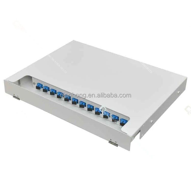 12 24 48 72 Ports ODF FTTH Wall-Mounted Sliding ODF Box Fiber Optic ...