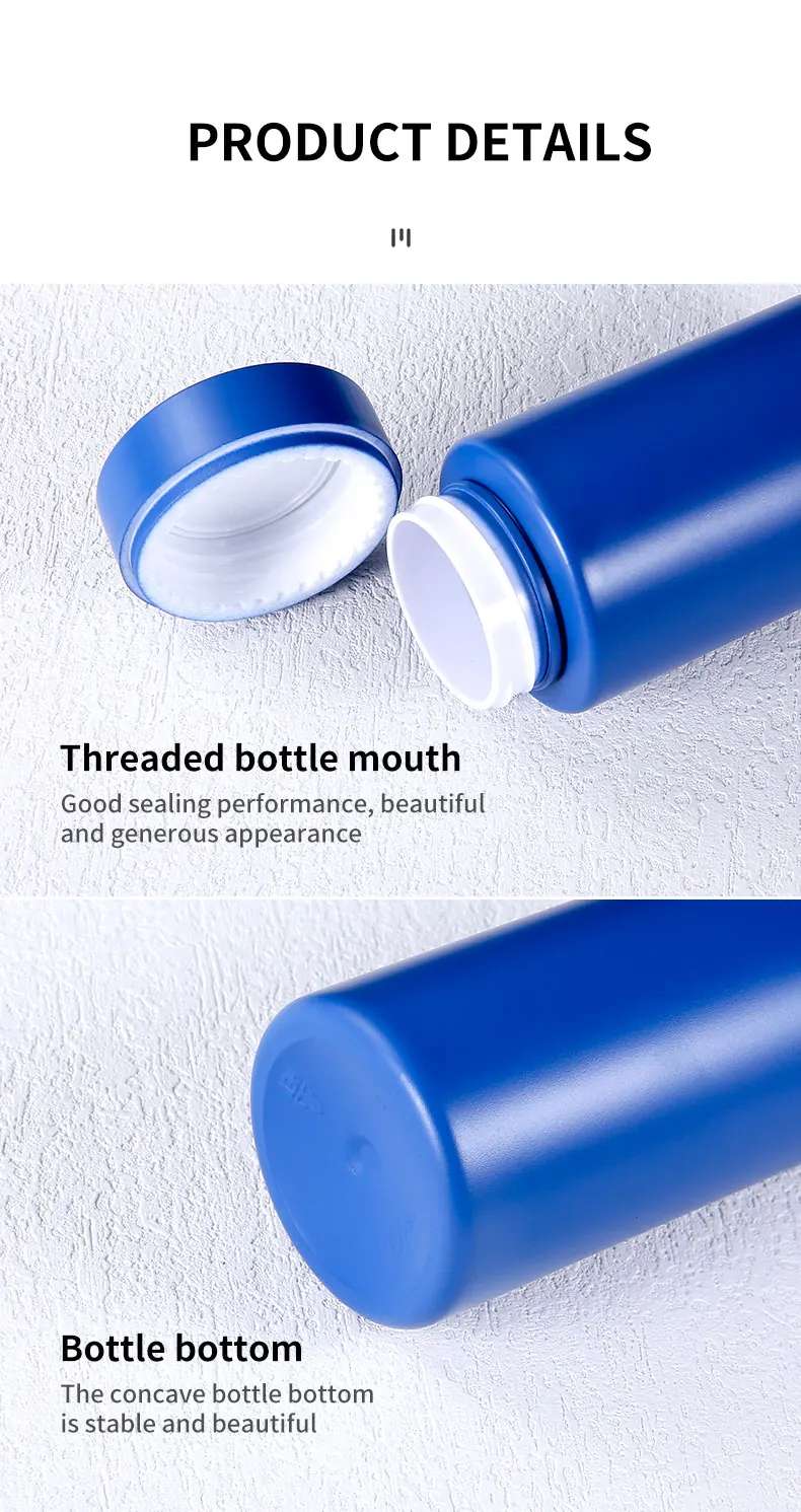 Custom PET Empty Medical Capsule Pill Bottle - 100 120 180ML