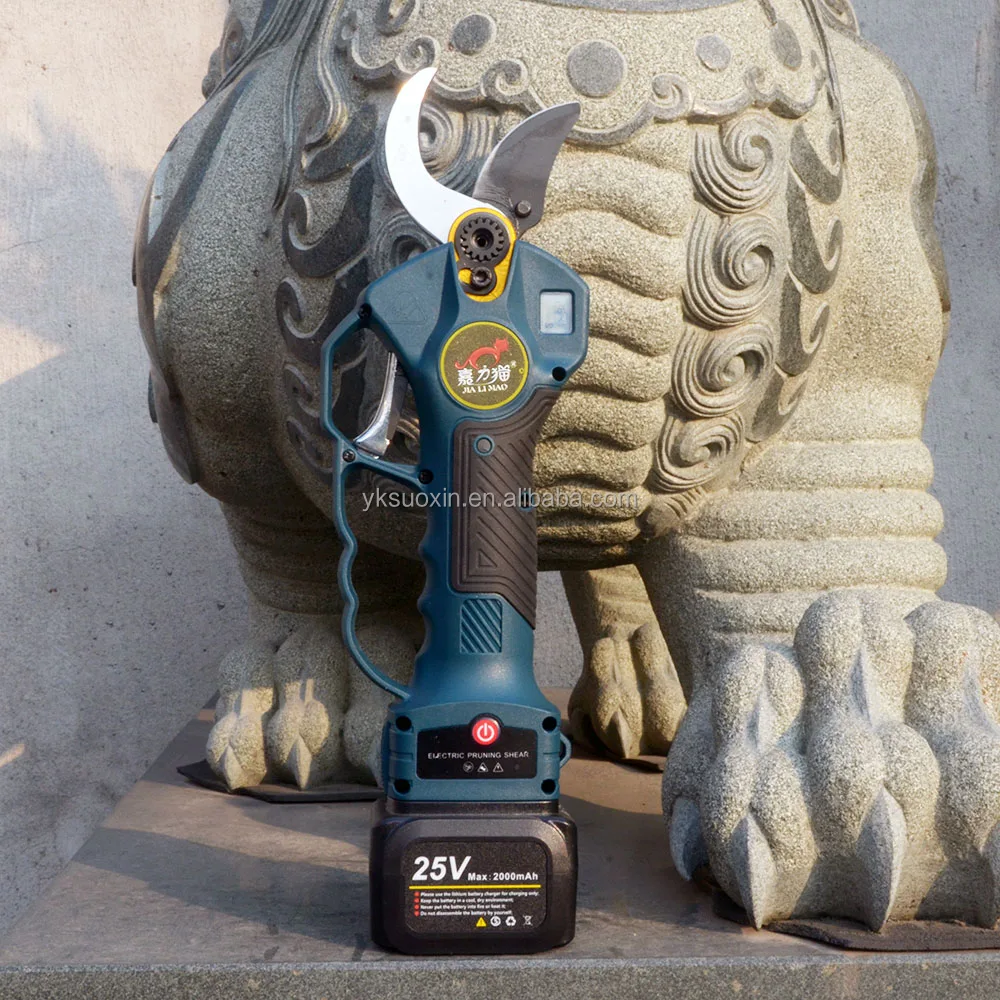 40mm 1.6" Cutting Diameter Cordless Power Pruner, 25V Tree Pruner ...