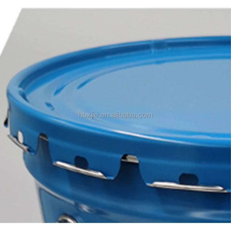 Durable 20 Liter Metal Paint Bucket with Lever Locking Ring