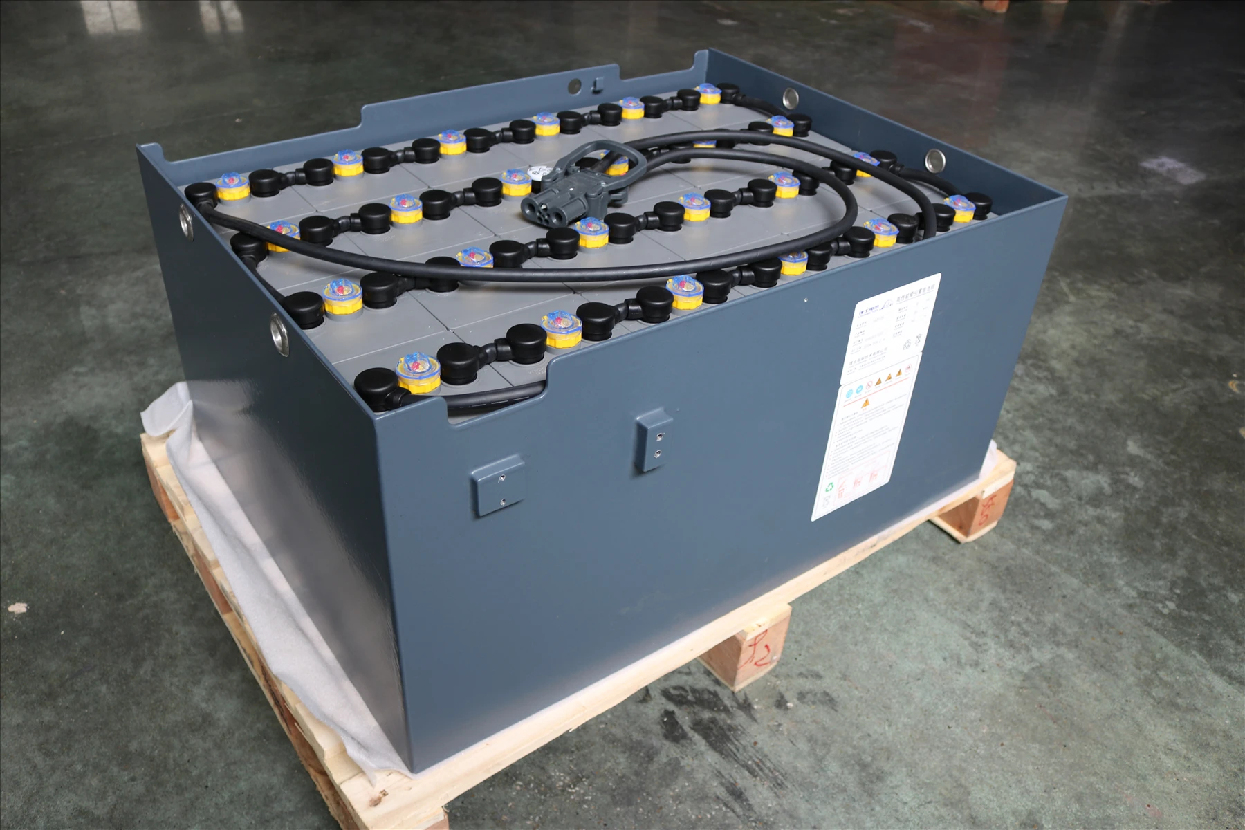 48v 10pzb550 Nichiyu Forklift Battery Traction Battery For Electric ...