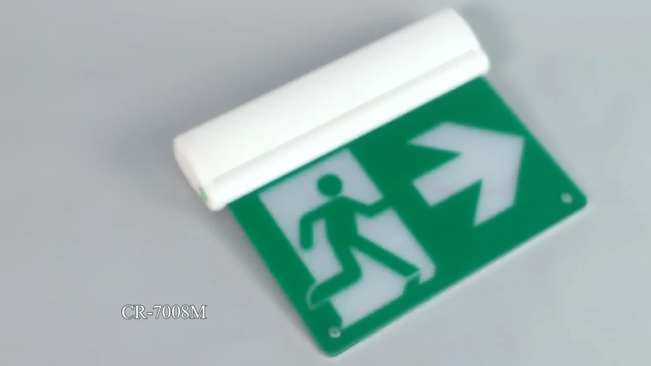 Wall/ceiling Mounted Rechargeable Fire Emergency Running Man Led Fire ...