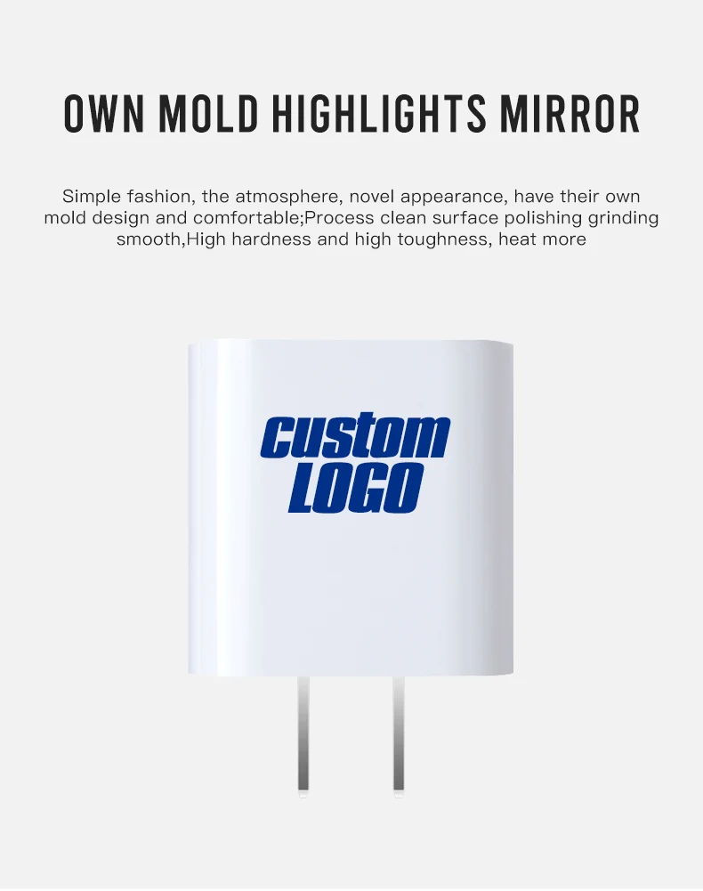 Pse Etl Fcc Gan Us Plug Type C Usb Qc3.0 Fast Charge 5v 9v 12v 3a 15v 2a 20v 1.5a 30w Mini Pd ...