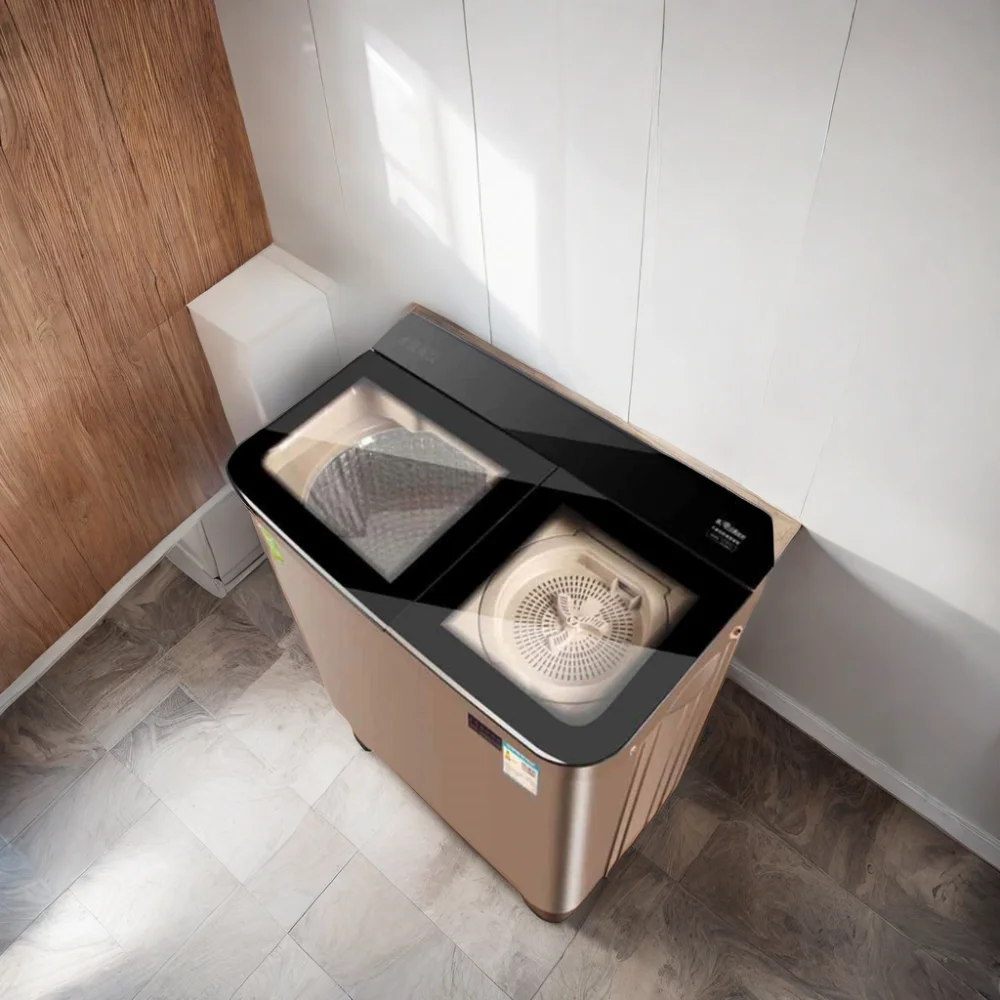 14kg Portable Top Loading Double Bucket Laundry Dehydrating Separation ...