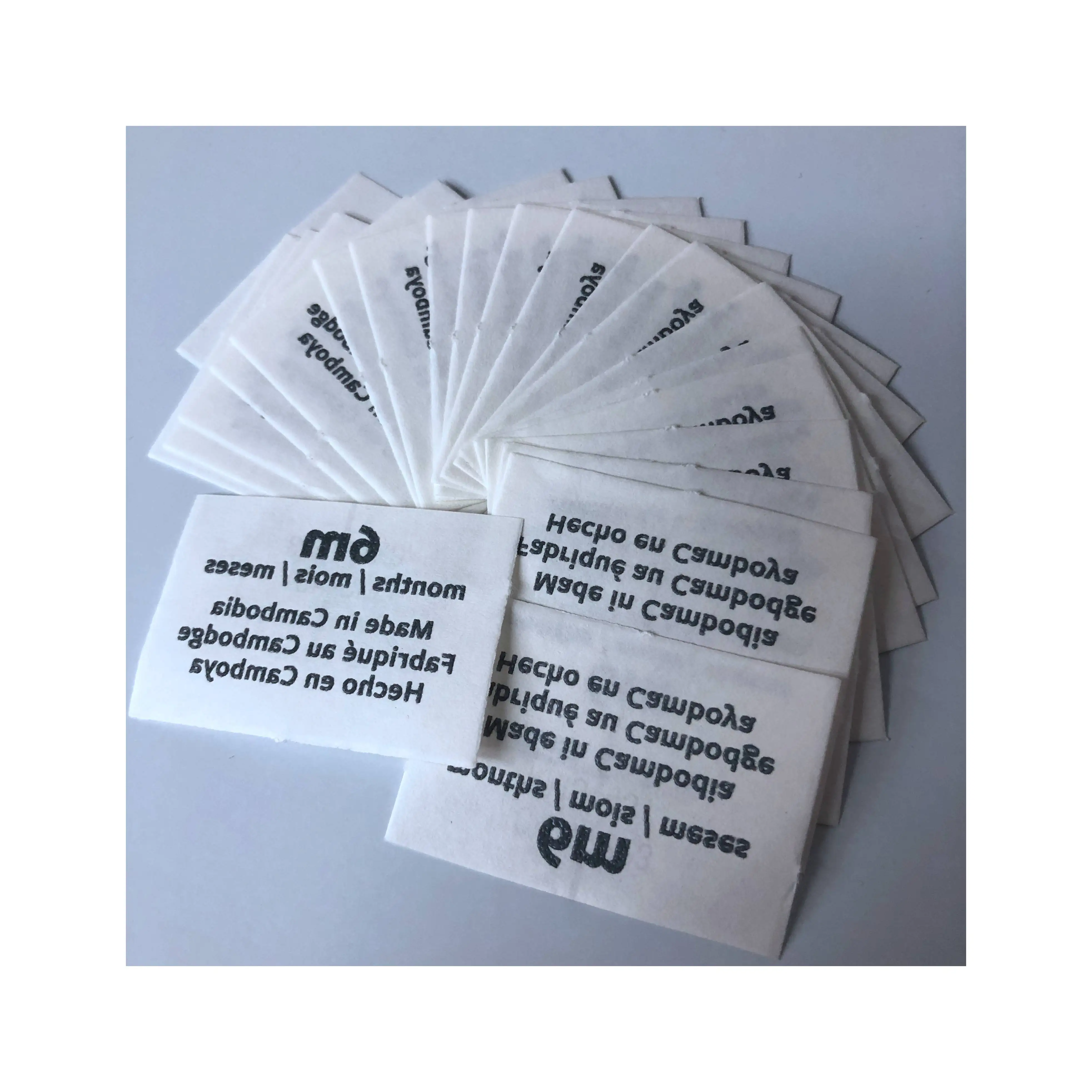 Factory Direct Price Custom Iron On Tagless Heat Transfer Neck Labels ...