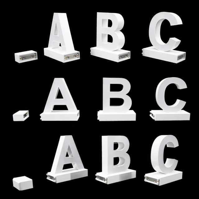 Assemble Freedom Magnetic Led Alphabets Mix & Match Diy Led Letter ...
