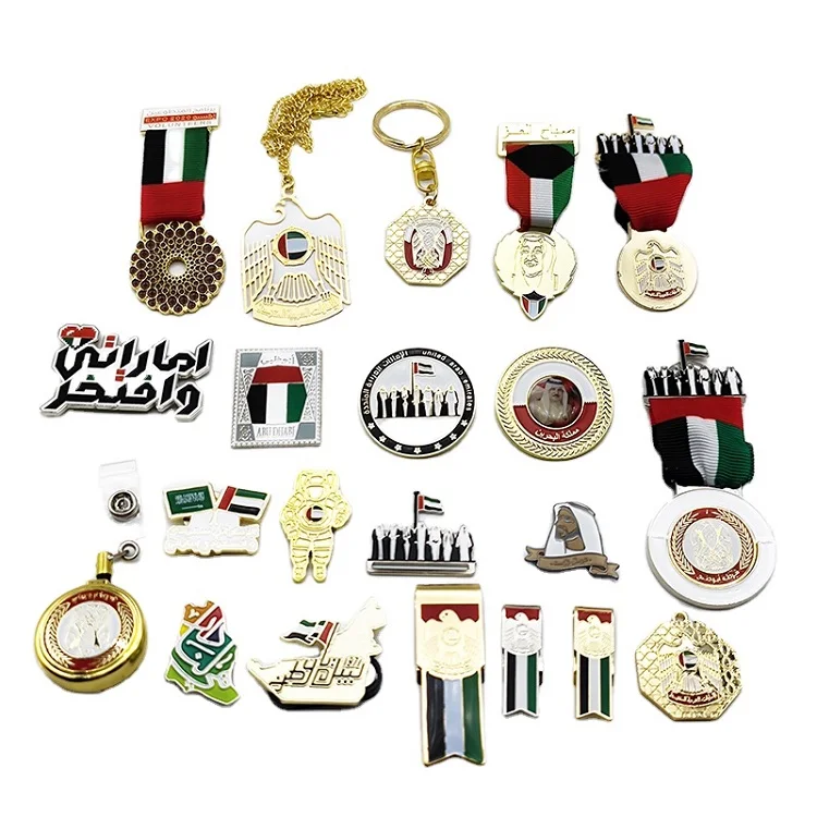 Custom Made Uae Oman Chief Logos Metal Saudi Arabia Lapel Pin Badge Uae ...