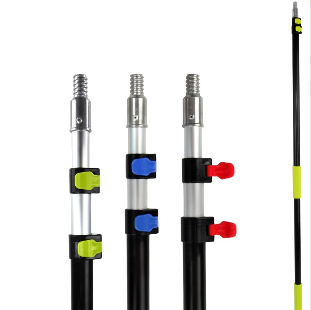 Aluminum Telescopic Pole With Spring Button Lock Aluminum Telescopic ...