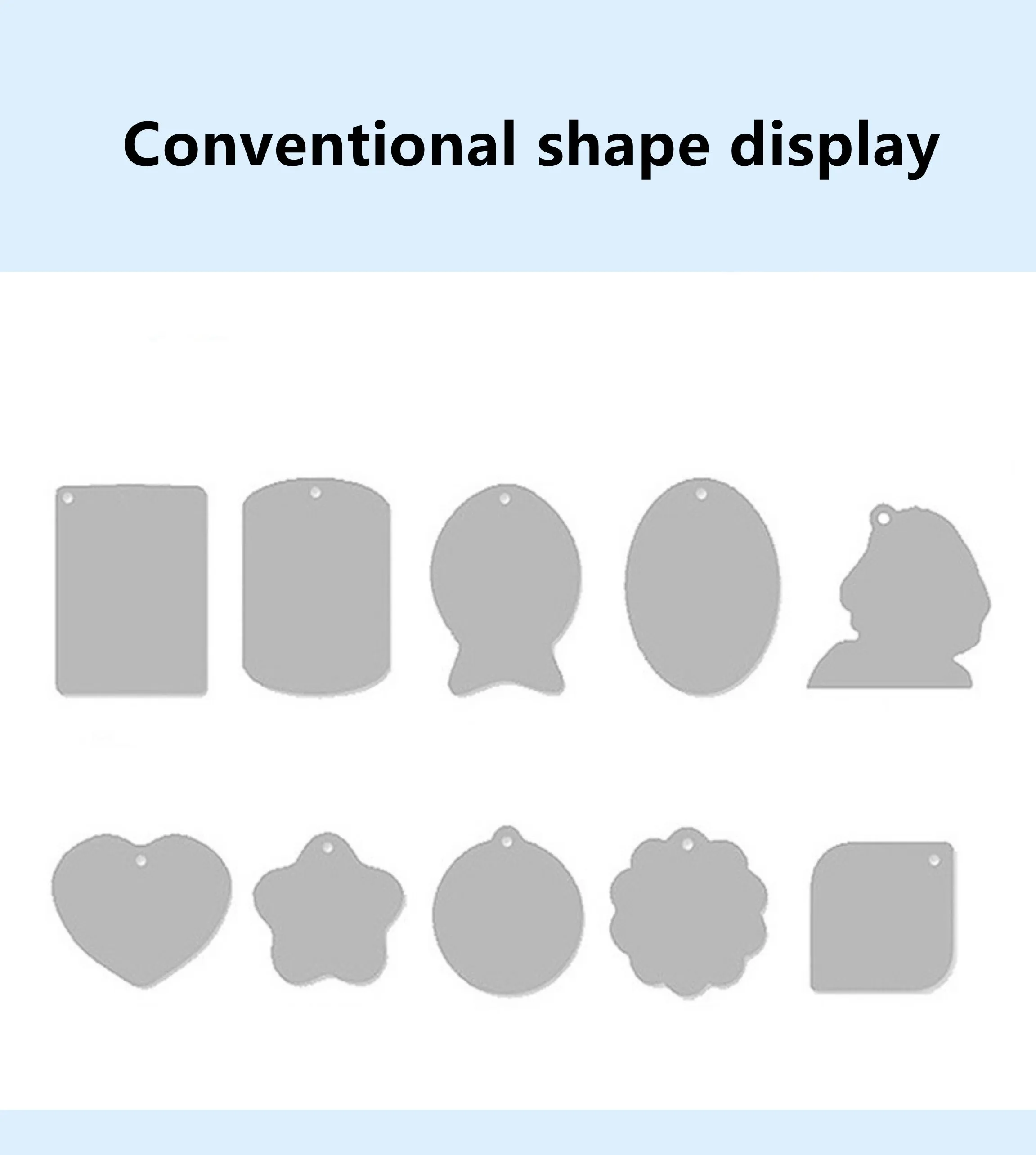 Custom Shape Clear Acrylic Wedding Invitation Card Luxury Transparent ...