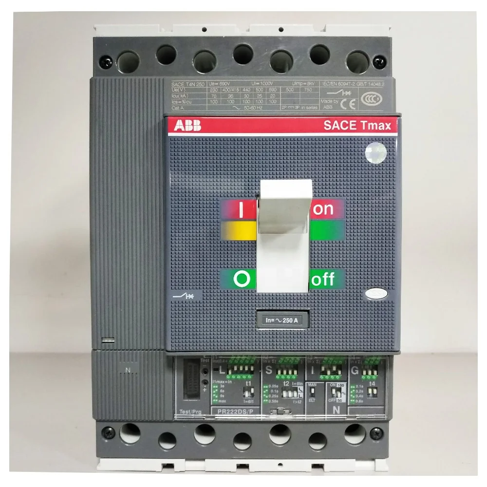 Sace Tmax T4n 250 Abb 4p 250a断路器模壳空气开关t4n250 Tma250/1250-2500 Ff 4p N ...