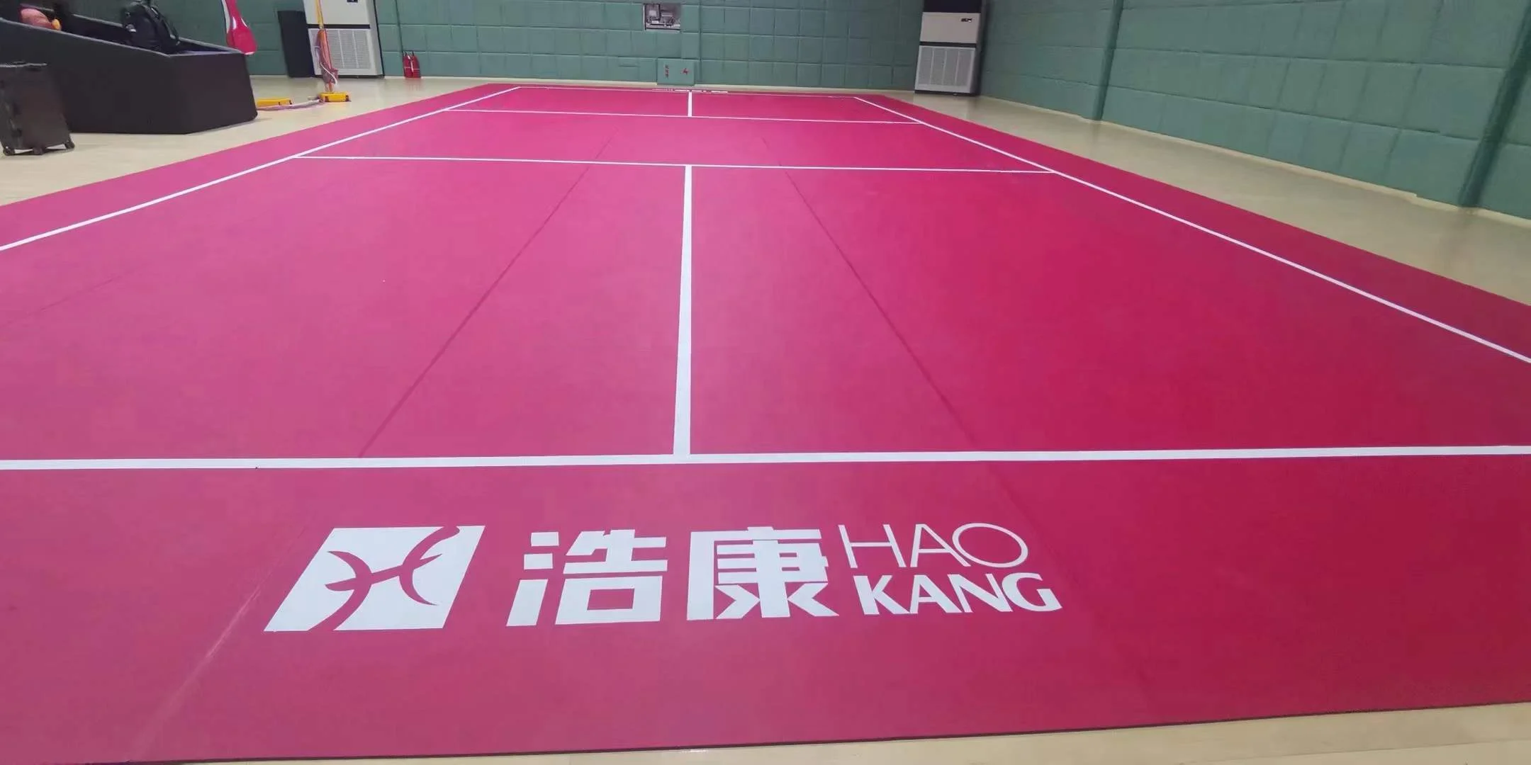 28ftx60ft Professional Pickleball Court Mat by HAOKANG