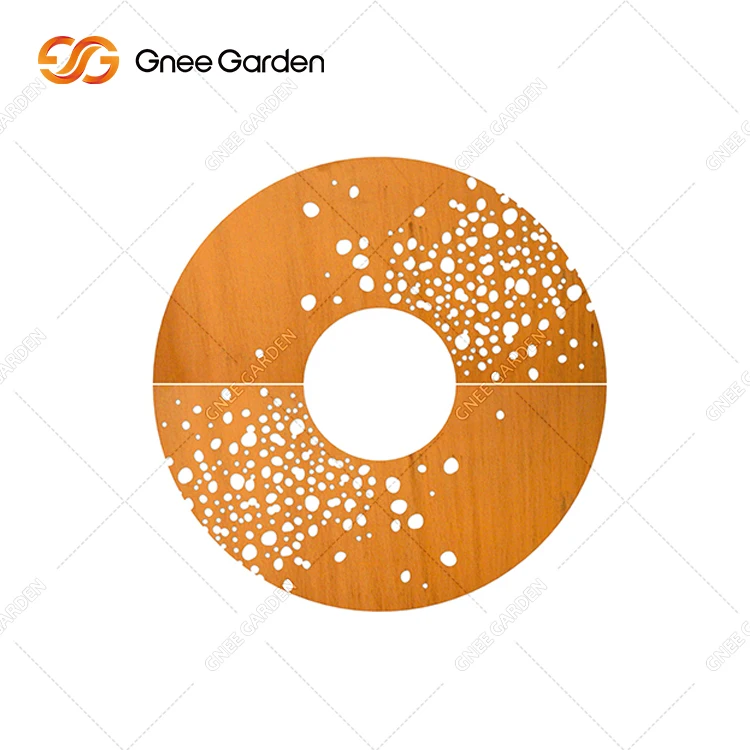 Garden Corten Steel Tree Grating For Outdoor Steel Decoration Durable ...