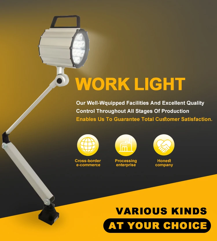 7W Industrial Machine Light IP68 24V 220V Short Arm LED Work Lighting ...