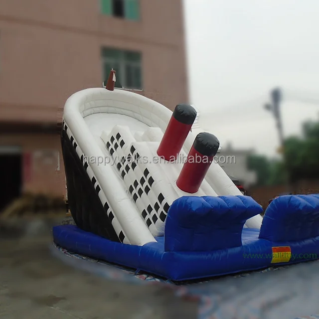 Titanic Themed Inflatable Slide Titanic Themed Inflatable Slide ...
