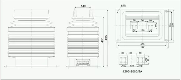 Lzzb9 Series 24kv 35kv 200a 1250a Indoor Pillar Type Current Transformer For Switchgear - Buy ...
