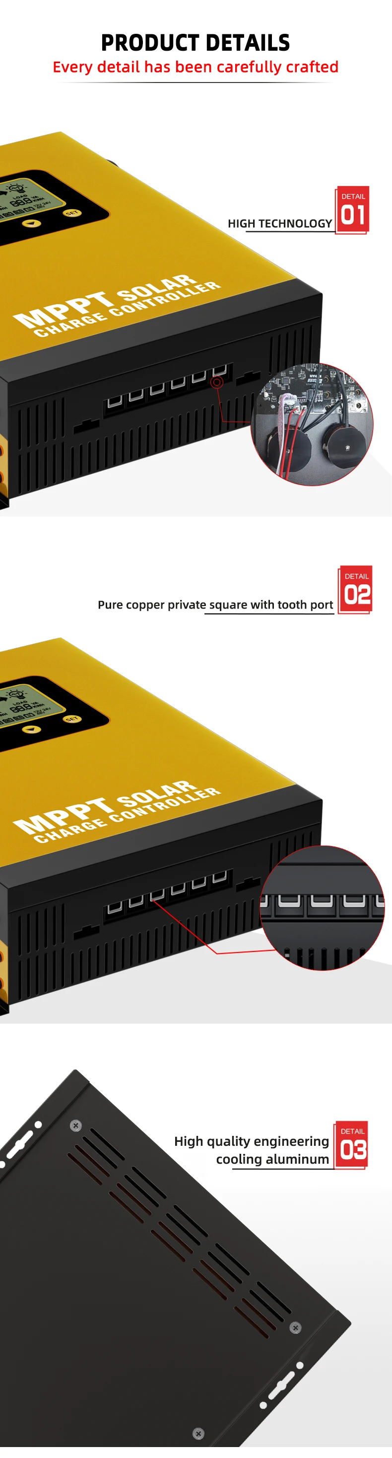 Solar Regulator Regulateur Mppt Solar Panel Controller Charger 12v 24v ...