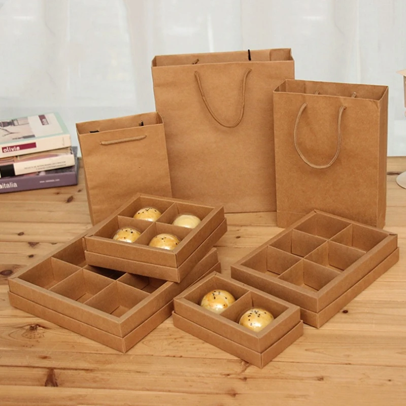 Custom Eco-friendly Recyclable Kraft Paper Food Box Chocolate Gift Box ...