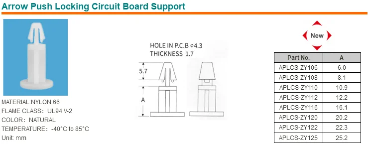 Flat Bottom Circuit Board Bracket Nylon Material Isolation Column ...