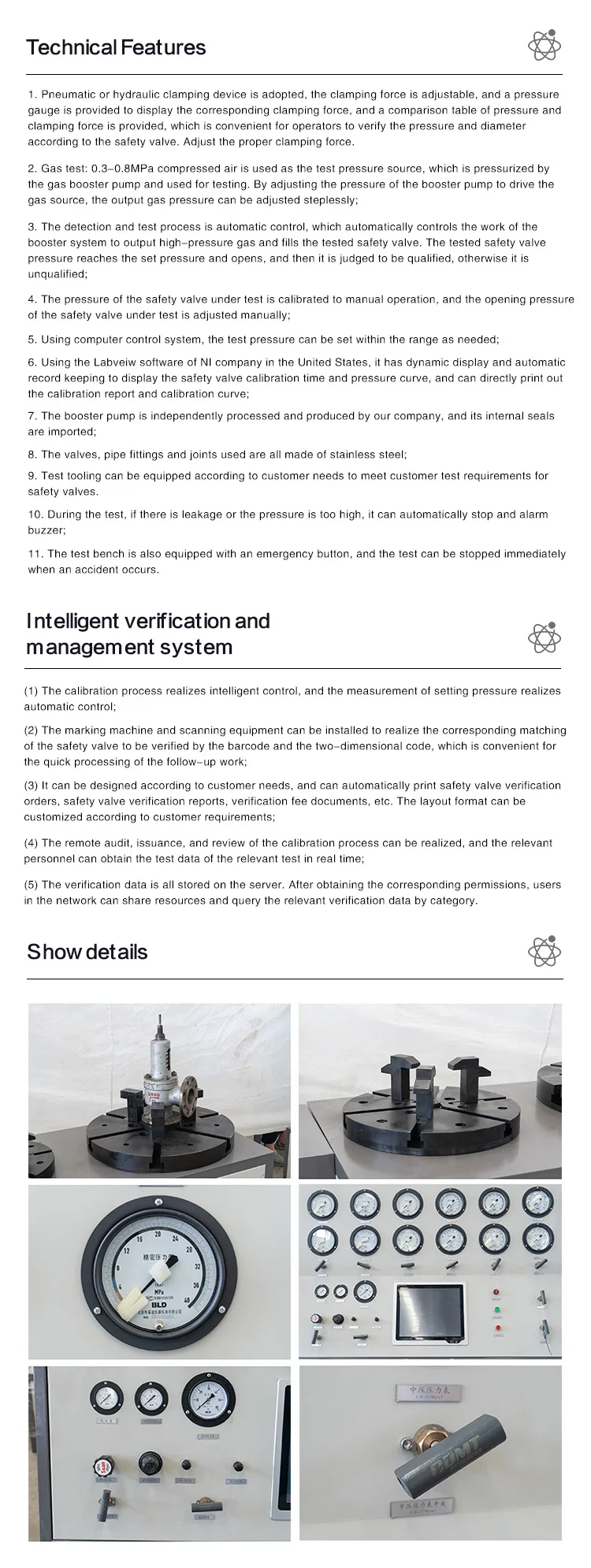 Relief Valve Test Bench - Precision Calibration Equipment