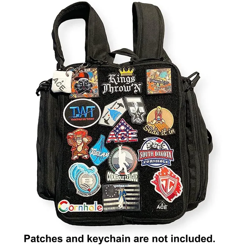 New Arrival Headphone Passthrough Ports Holds up to Six Cornhole 4 Bag ...