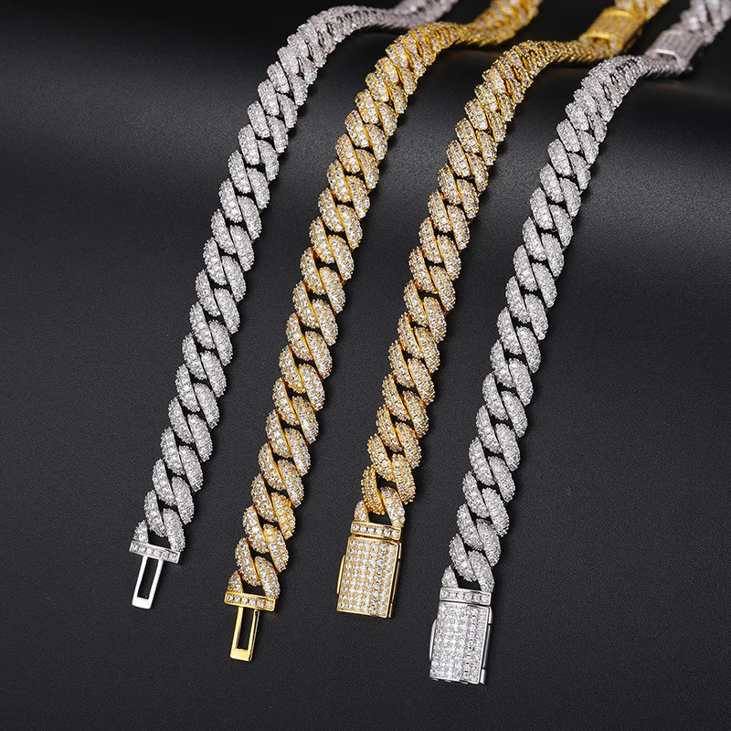 Shop High-Quality 10mm Gold Plated Sterling Silver Chains