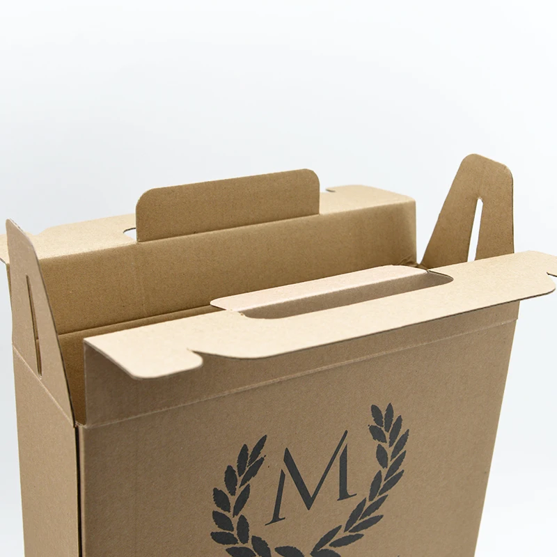 Custom Corrugated Cardboard Branded Carrier Paper Packaging