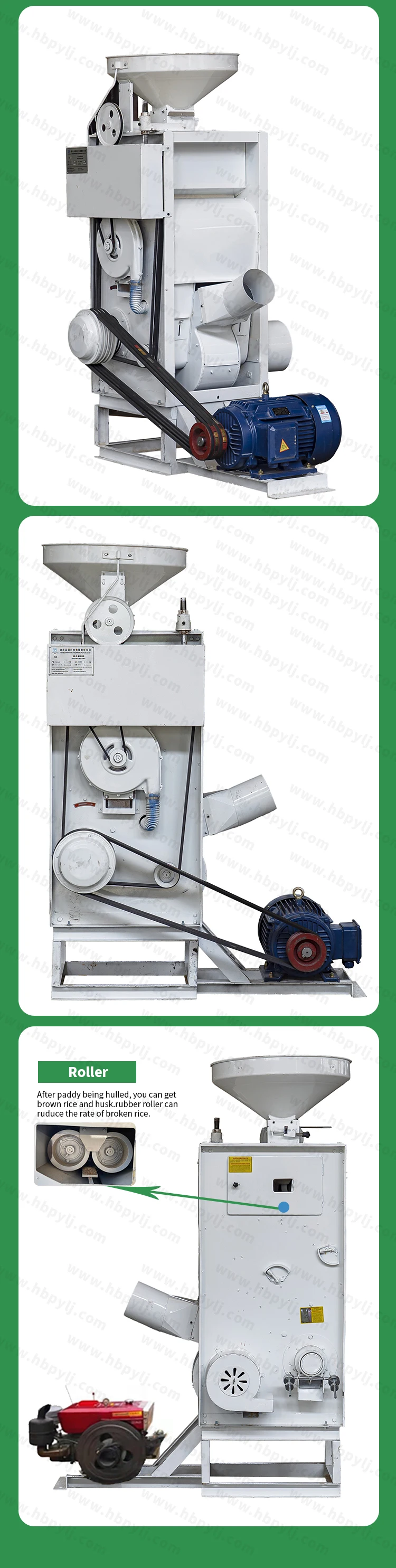 SB-30 Rice Miller Sb50 - Efficient Rice Milling Machinery