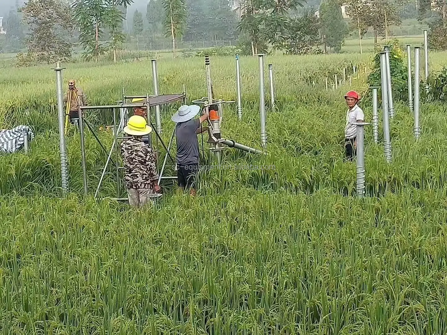 High Efficiency Electric Hand Pile Driver SC-E30 for Screw Pile