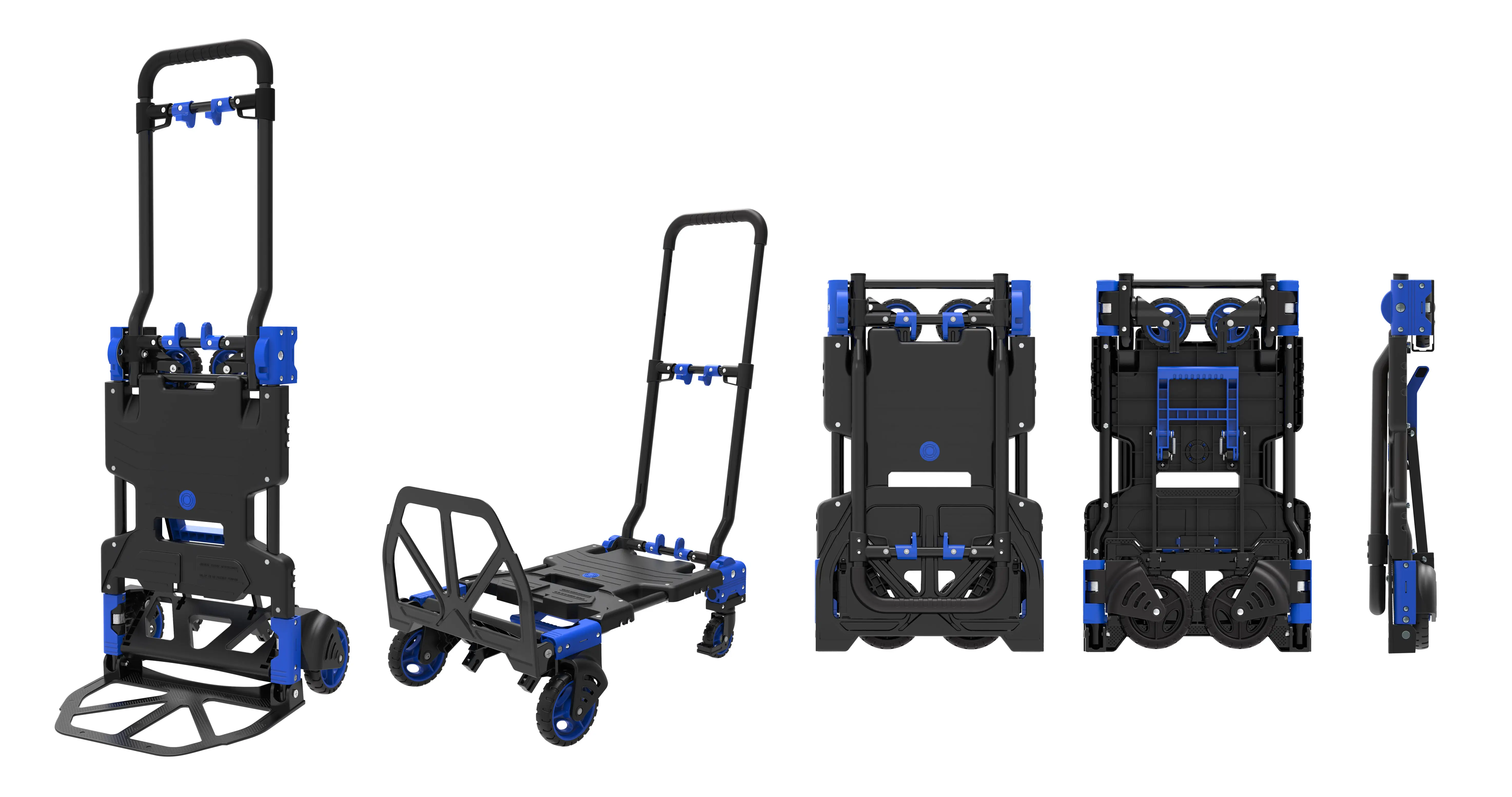 2 in 1 Convertible Multi-Function Hand Truck - Aluminum