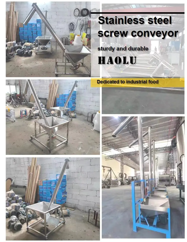 Screw Feeder Conveyor For Powder Vertical Screw Conveyor For Cement ...