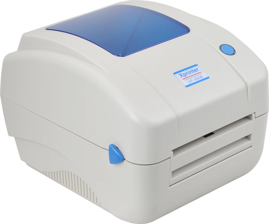Xprinter XP-490B All-in-One Thermal Label Printer 110mm 4 Inch White ...