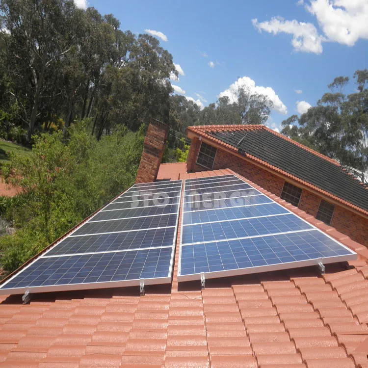 Adjustable Solar Brackets Tile Roof Racking System Roof Solar Mounting ...