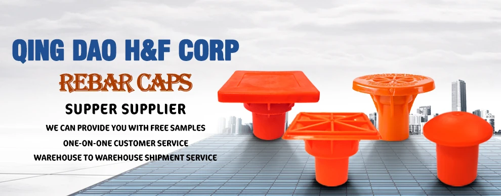HF Concrete Rebar Cap Plastic Rebar End Caps - Impalement Prevention